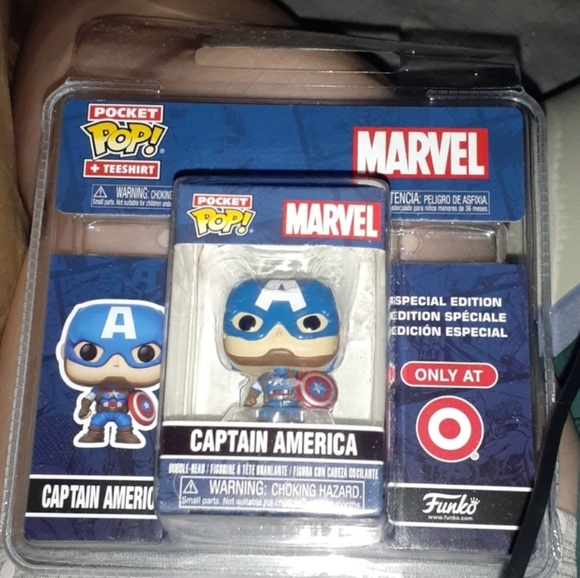 Funko | Toys | Pocket Pop Marvel Captain America | Poshmark